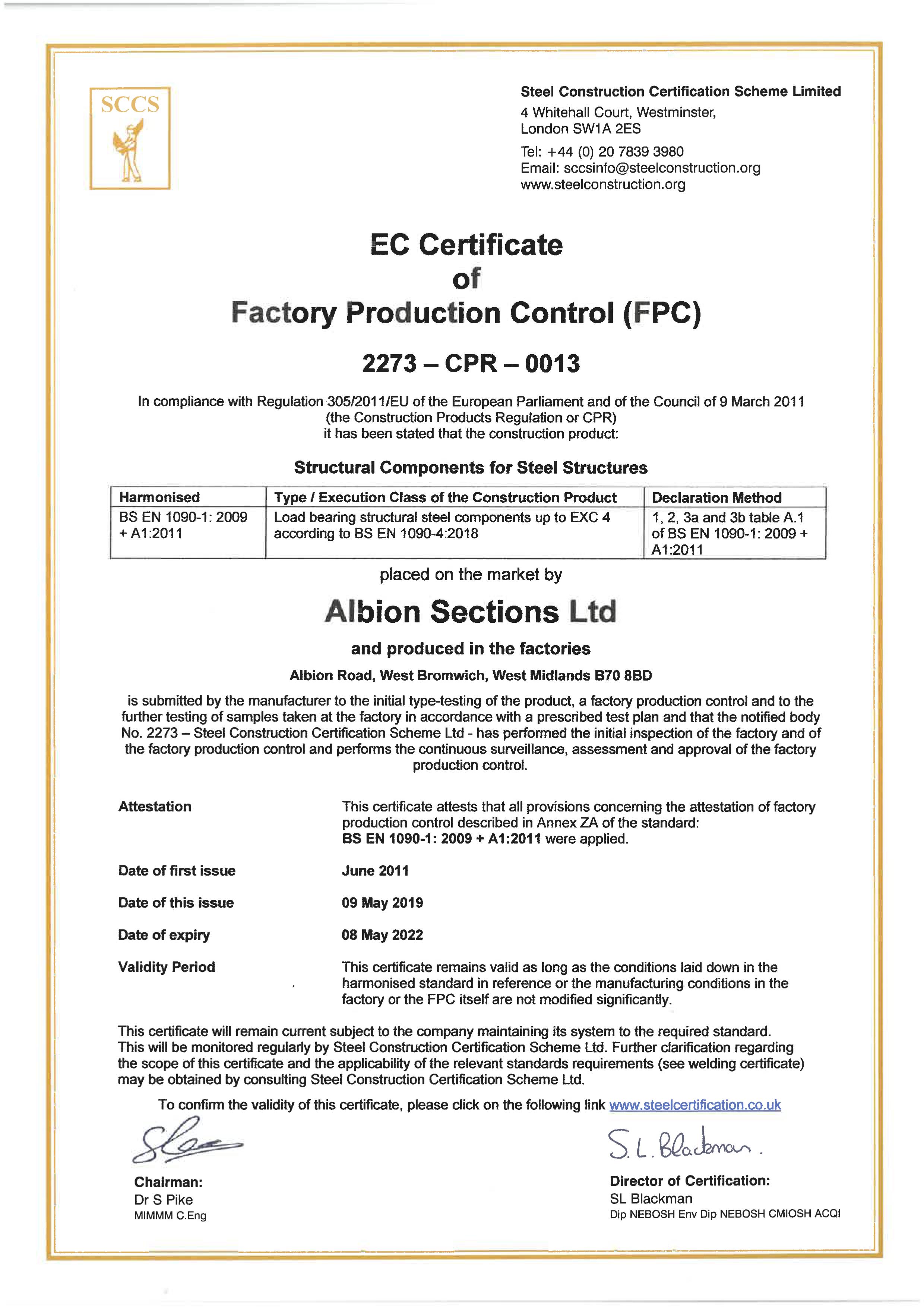 CE – Albion Sections